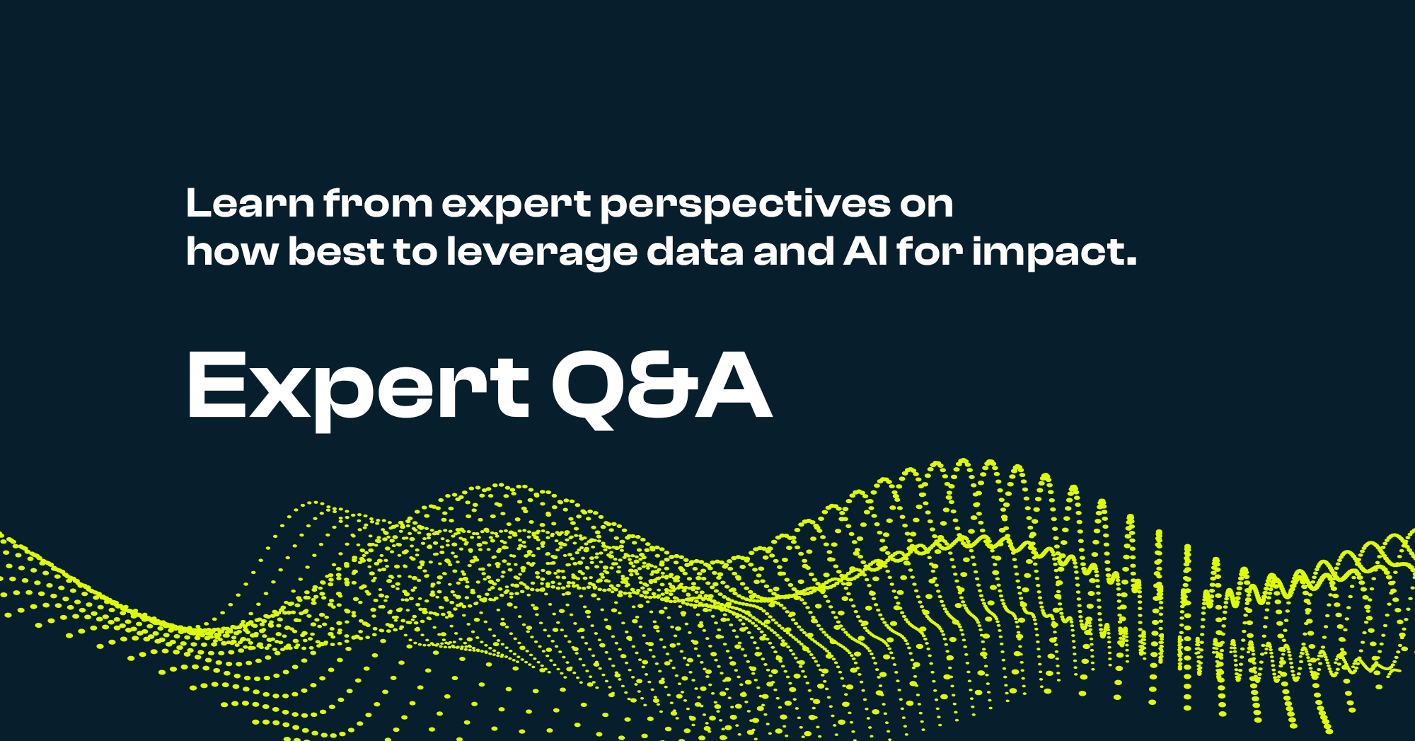Expert Q&A - data.org