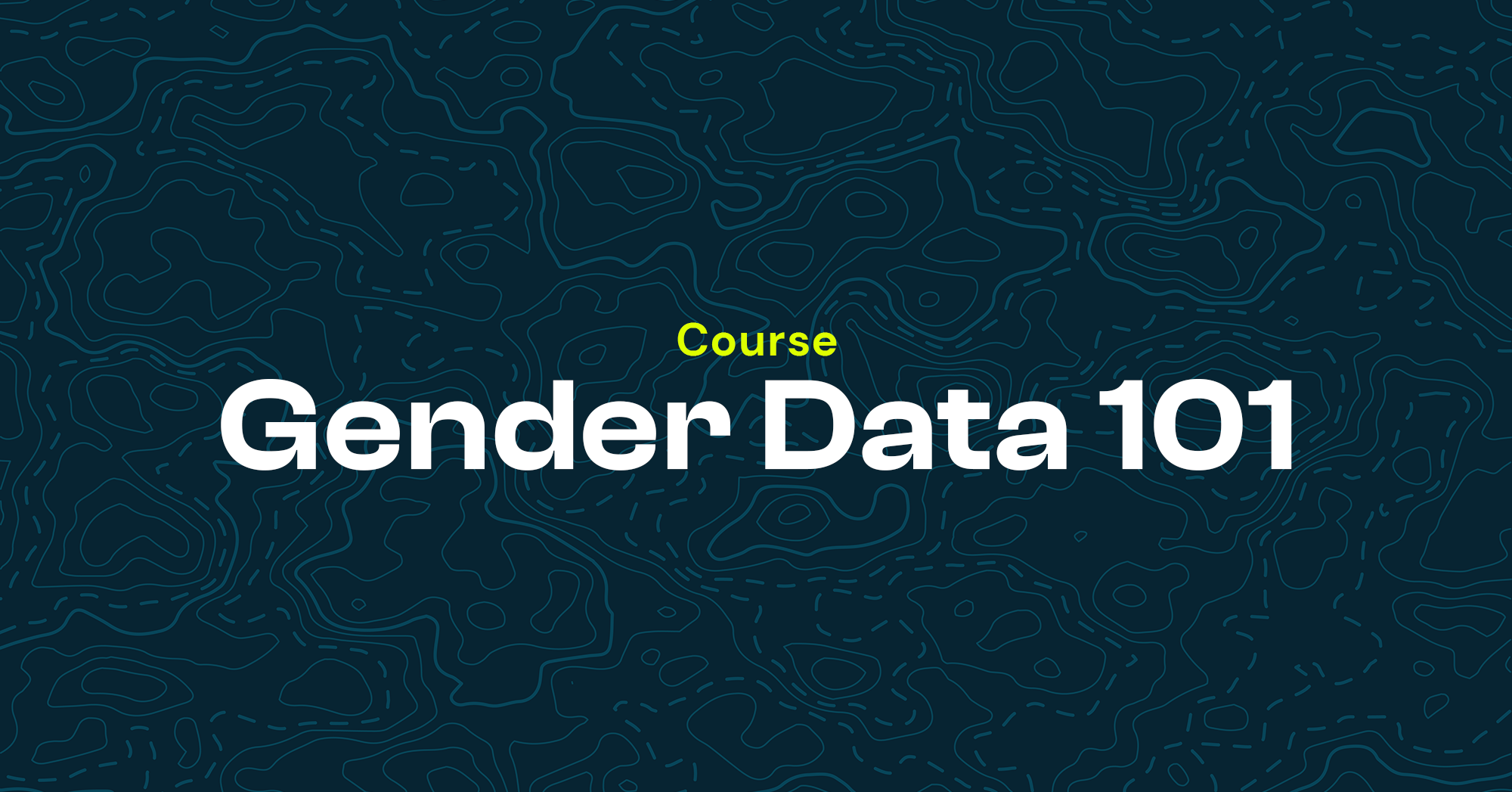 Gender Data 101 - data.org