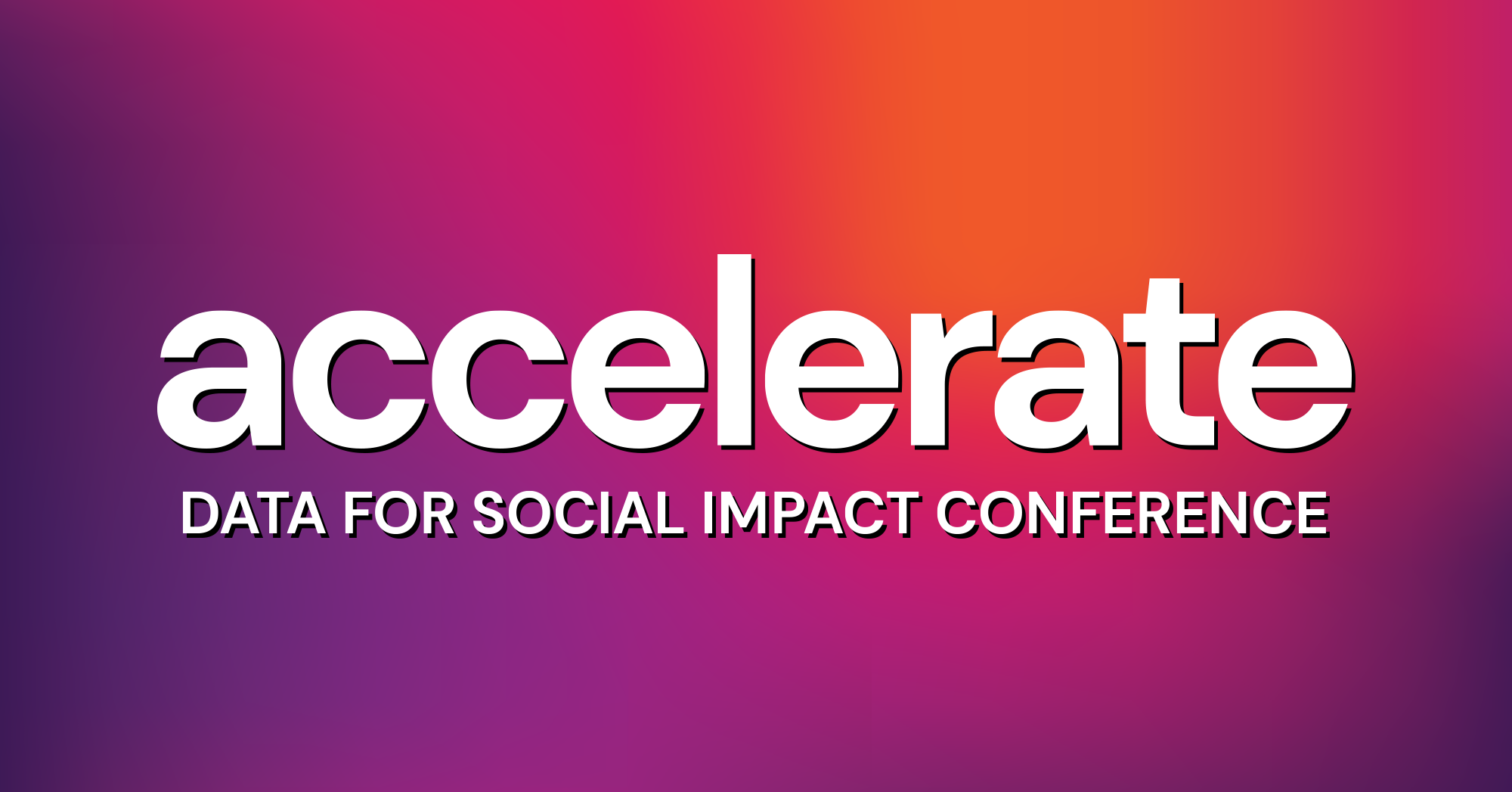 Accelerate: Data and AI for Social Impact Conference - data.org
