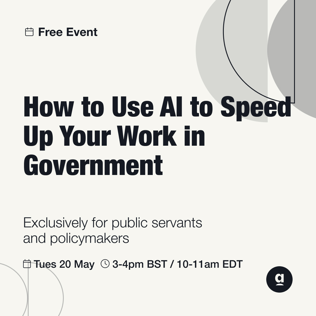 How to Use AI to Speed Up Your Work in Government - data.org