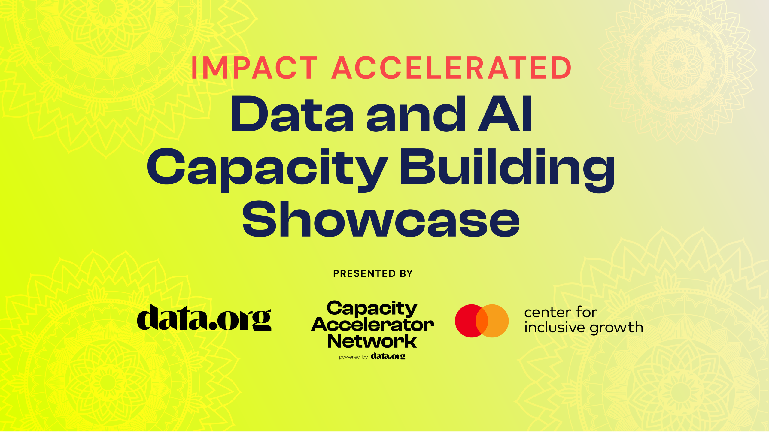 Impact Accelerated: Data and AI Capacity Building Showcase - data.org